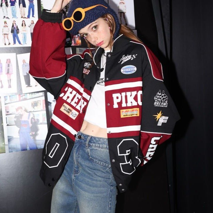 Custom racer jacket | Y2K Station - Y2k station