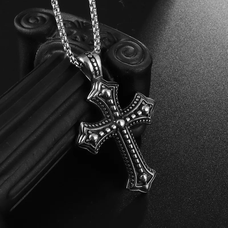 Goth cross necklace exclusive at Y2k station