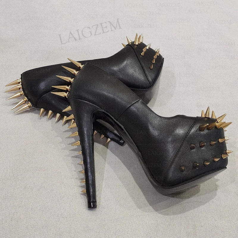 Goth heels with spikes exclusive at Y2k station