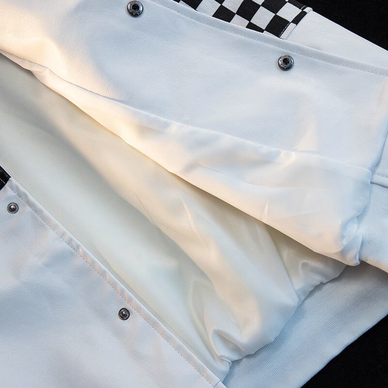 Graphic racer jacket | Y2K Station - Y2k station