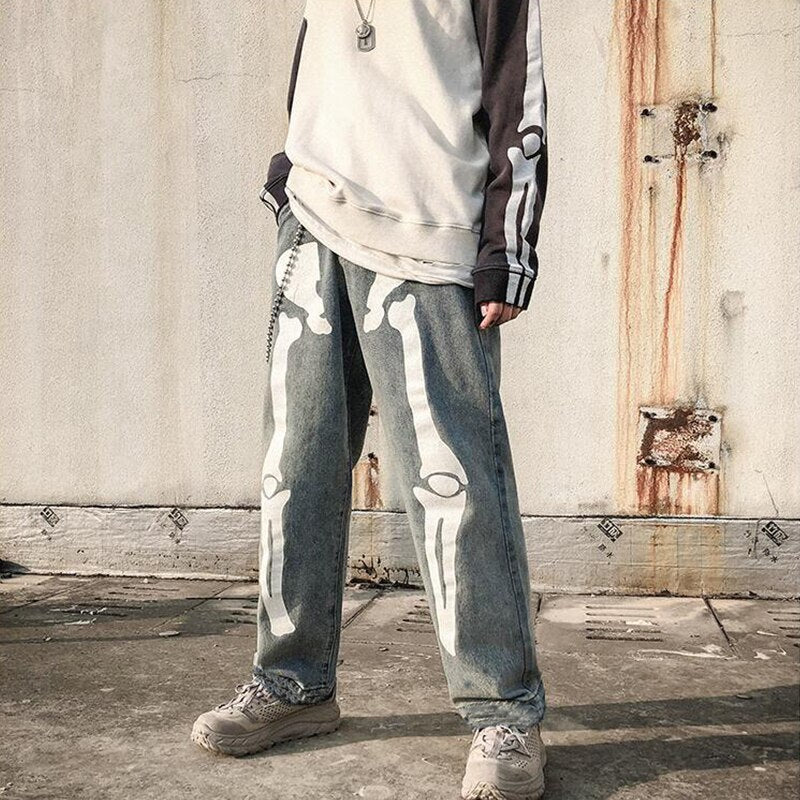 Skeleton Pants | Y2K Station - Y2k station